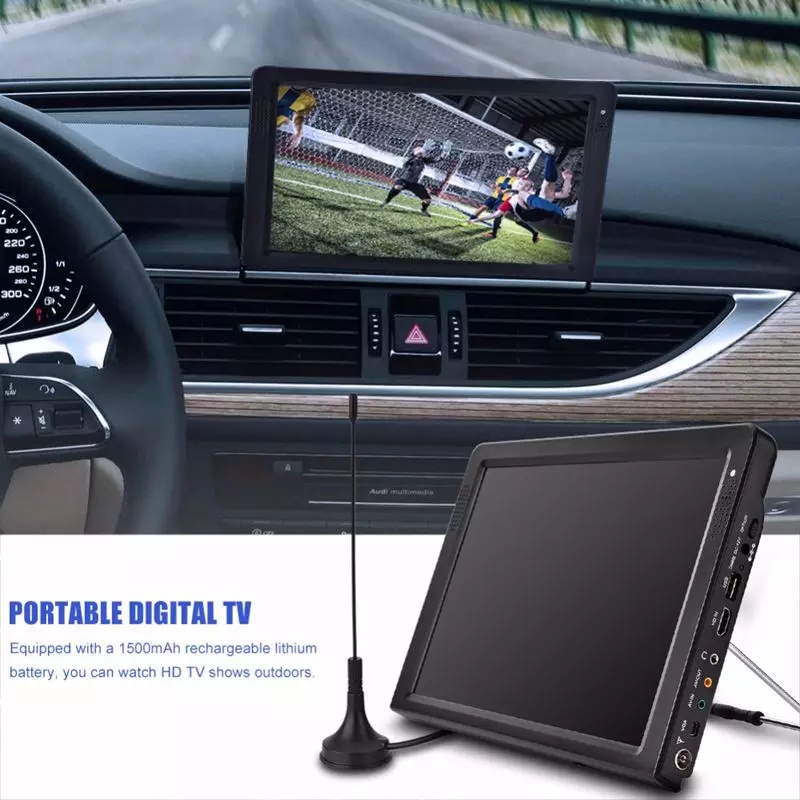 15.6" / 14" Portable LED HD Color Digital TV Monitor, DVB-T2 / MYTV ...