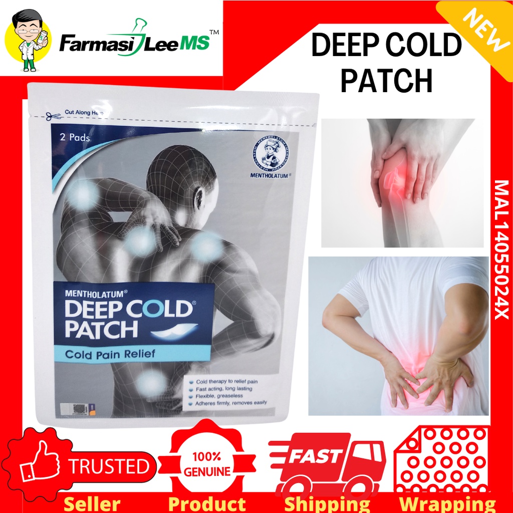 Mentholatum Deep Cold Patch 2 pads (Exp 07/2027) | Shopee Malaysia