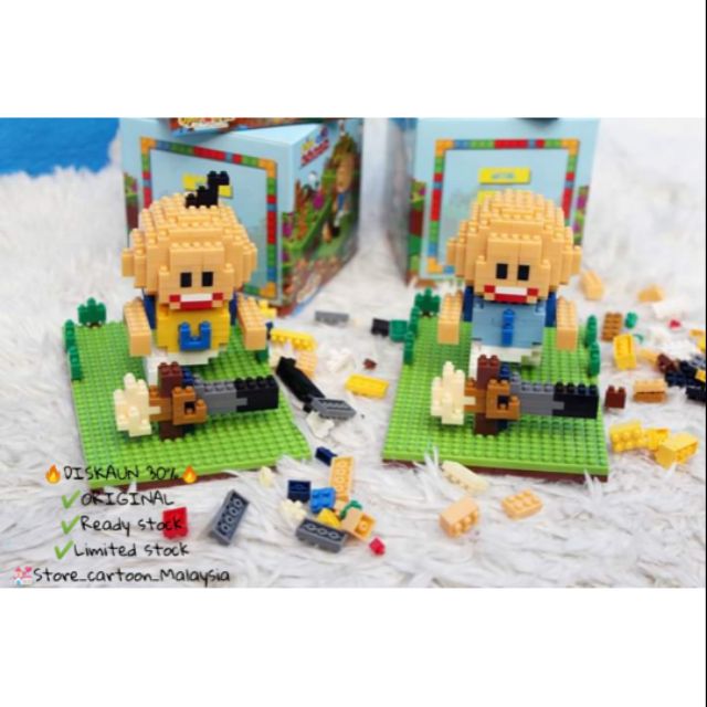 🔥ORIGINAL Minecraft Block Upin&Ipin & Store Boboiboy | Shopee Malaysia