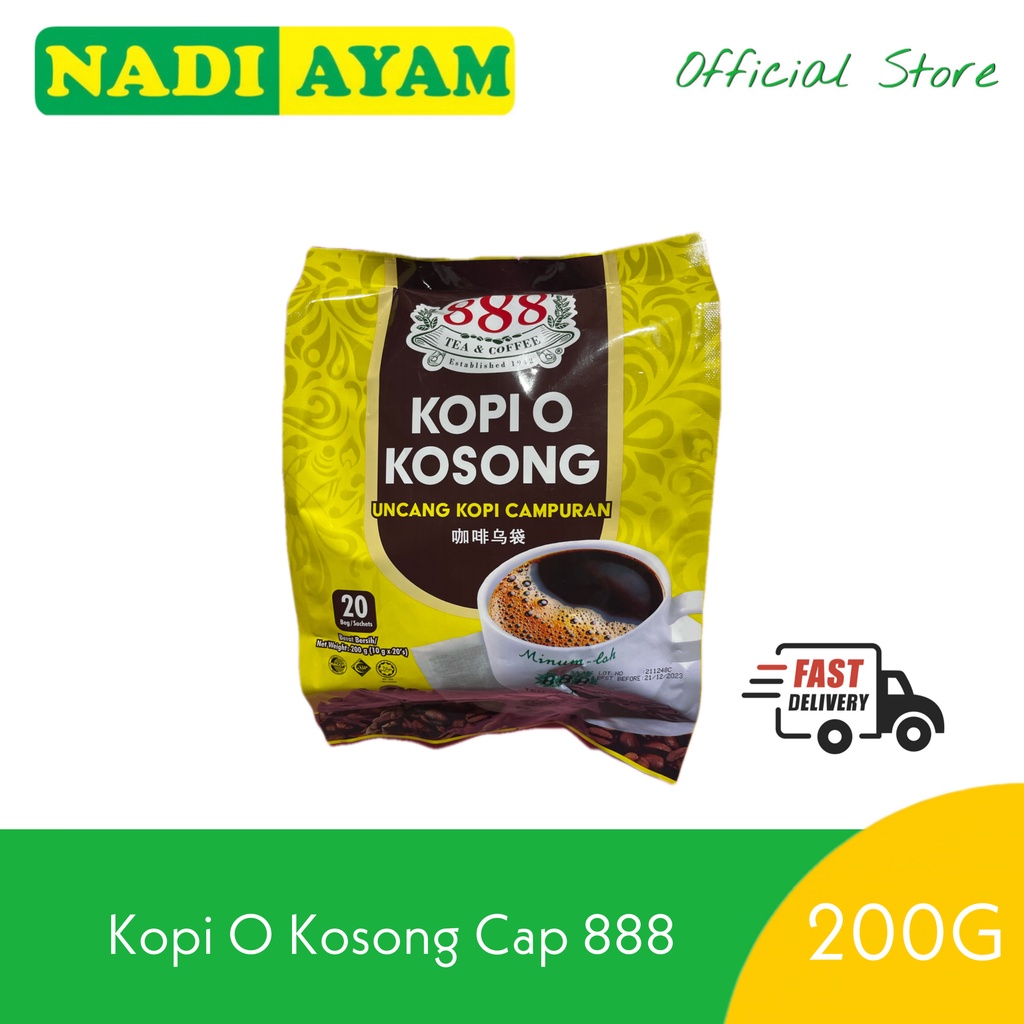 Kopi O Kosong Cap 888 (200G) | Shopee Malaysia