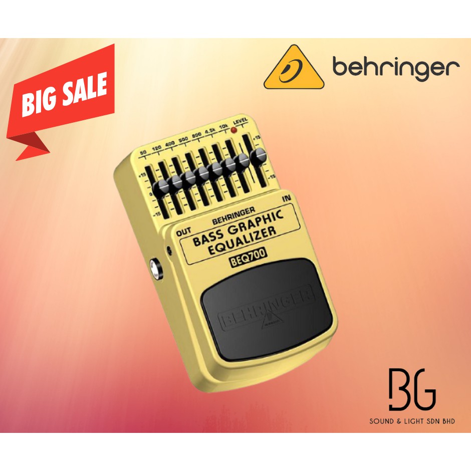 Behringer beq700 Ultimate 7-Band Graphic Equalizer | Shopee Malaysia