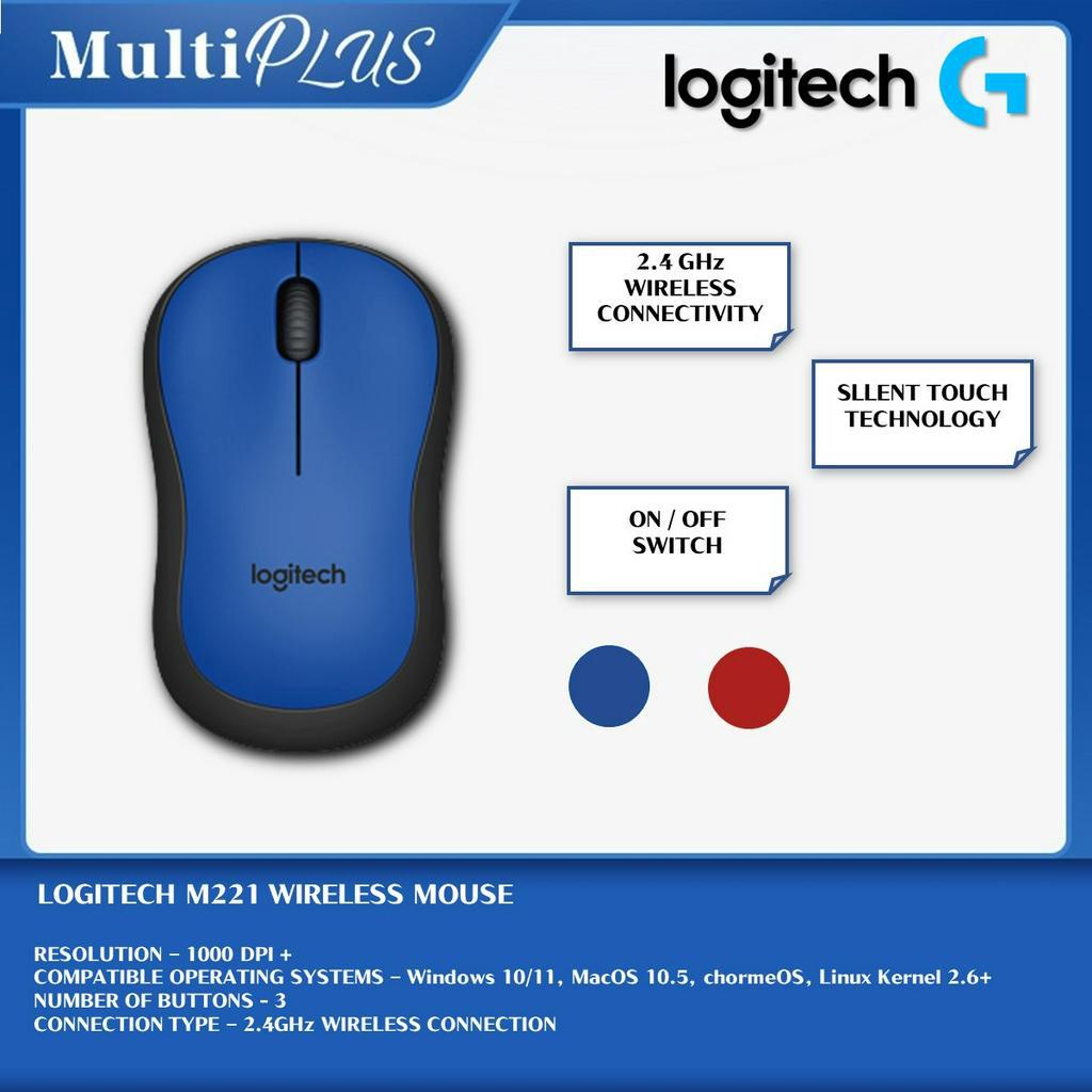 LOGITECH M221 WIRELESS MOUSE | Shopee Malaysia