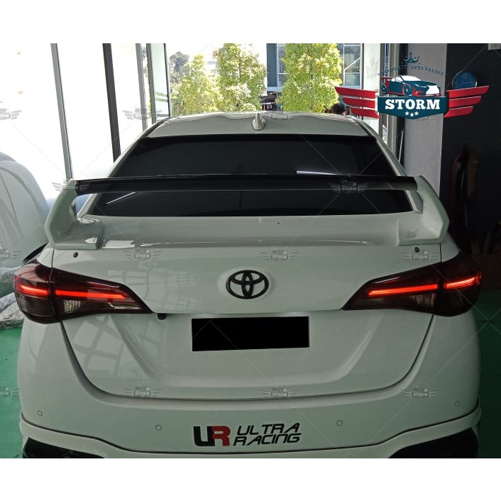 Toyota Vios 2019 (TRD) Spoiler With 2K Color Paint -FRP | Shopee Malaysia