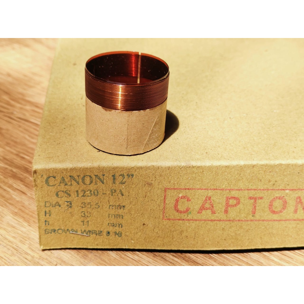 Spol SPUL SPOOL COIL SPEAKER CANON 12 INCH 1230 PA | Shopee Malaysia