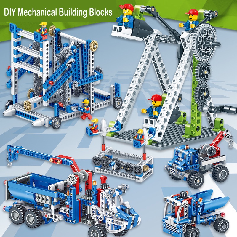 Mechanical Gear Technical Building Blocks Toys Children's Science ...