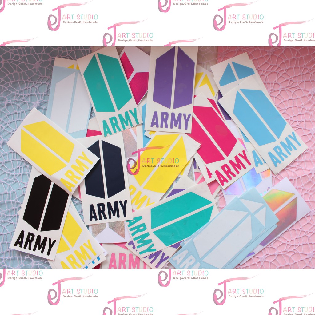 (Pay 1 Get 4) Kpop BTS ARMY Sticker/Waterproof Sticker | Shopee Malaysia