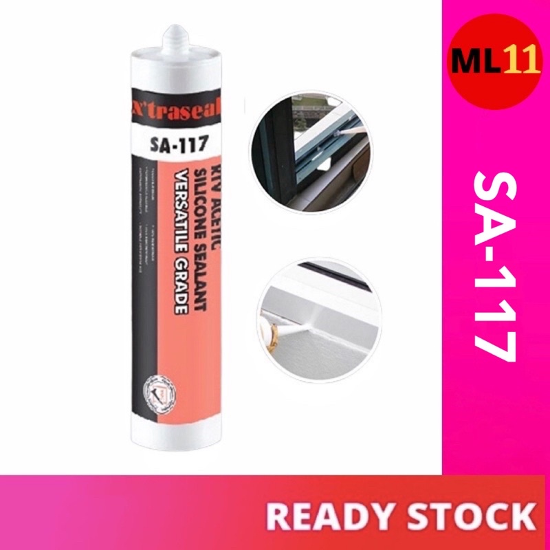 XTRASEAL SA-117 Rtv Acetic Silicone Sealant Versatile Grade (Clear) | Shopee Malaysia