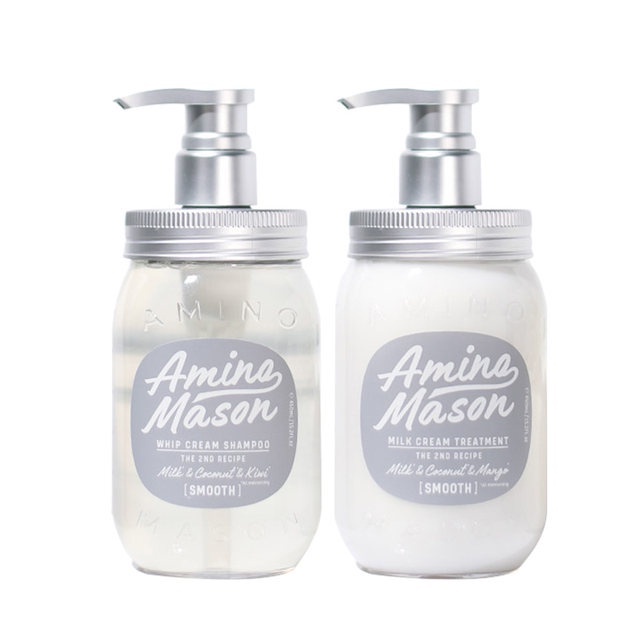 [New] 💯%Authentic Japan Amino Mason Smooth Shampoo/Treatment (450ml ...