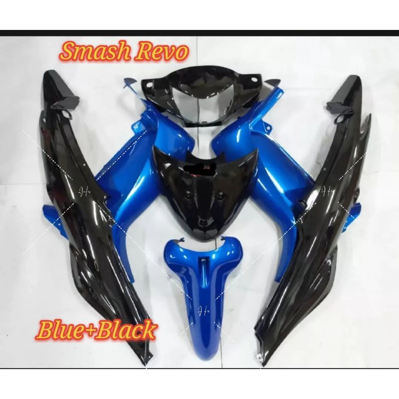 SUZUKI SMASH REVO COVER SET BODY COVER SET MADE IN MALAYSIASUZUKI SMASH ...