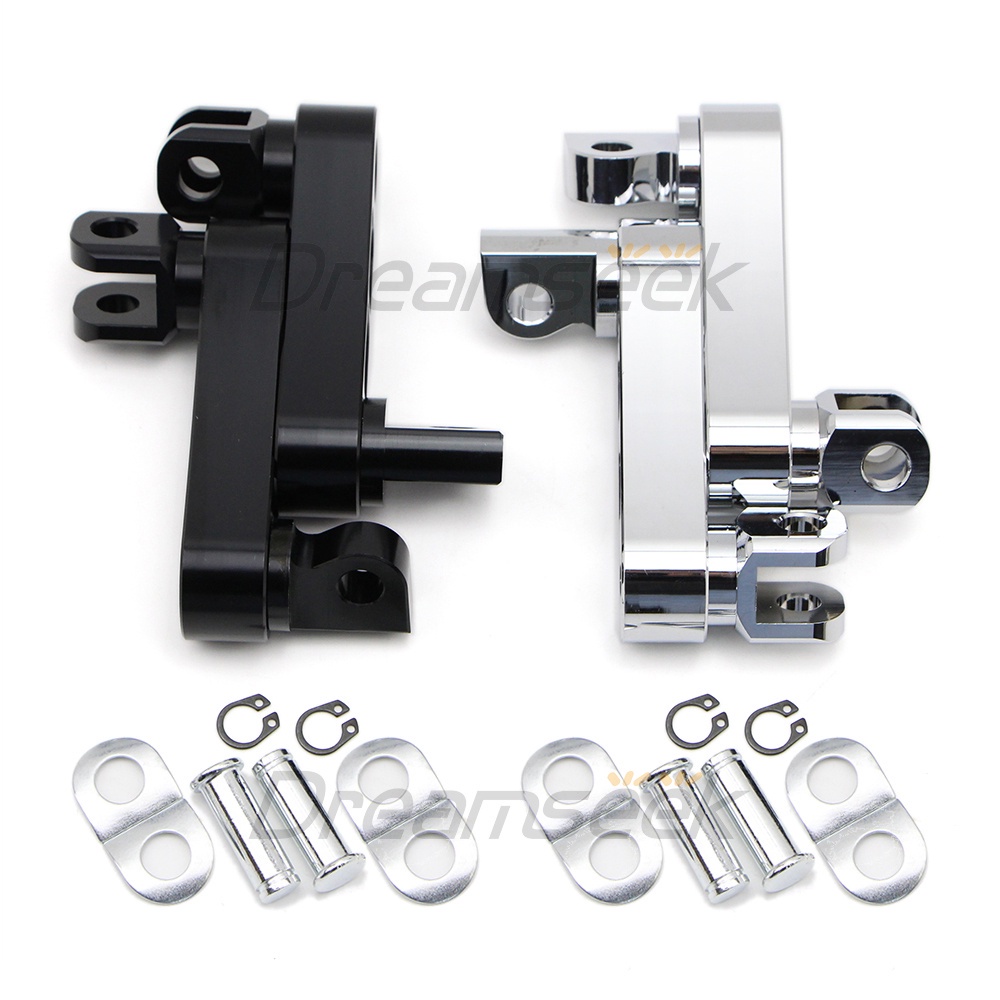Motorcycle Footpegs Extension Male Mount for Harley Dyna Sportster XL ...