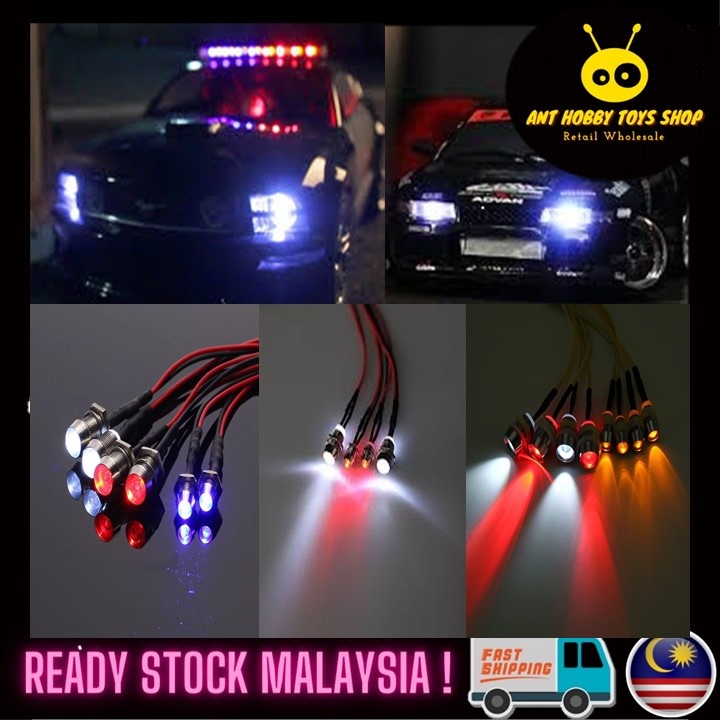 RC LED Light Kit For All 1/10 1/8 1/12 RC Car Truck Crawler Drift Car ...