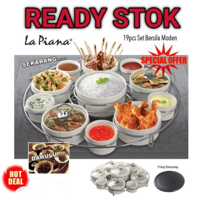 BEKAS MAKANAN ATAU SET HIDANGAN | Shopee Malaysia