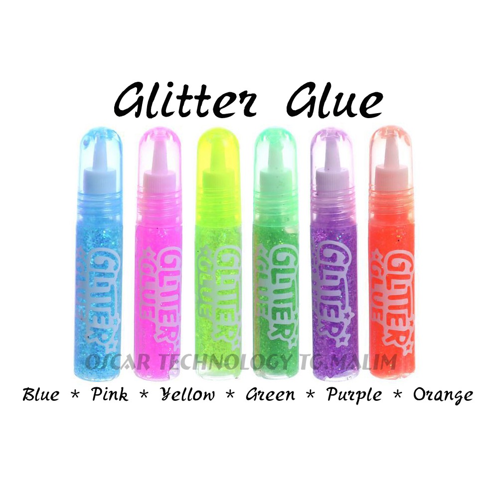 Multipurpose Glitter Water Glue / Color Drawing Glitter Powder Adhesive ...