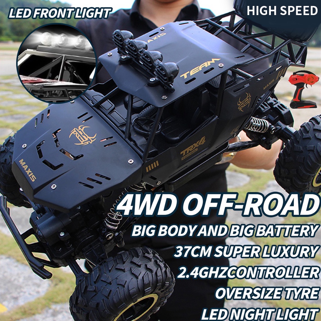 FEO 4WD MONSTER Crawler kereta control drift jeep 柔佛 4x4 besar rc car ...