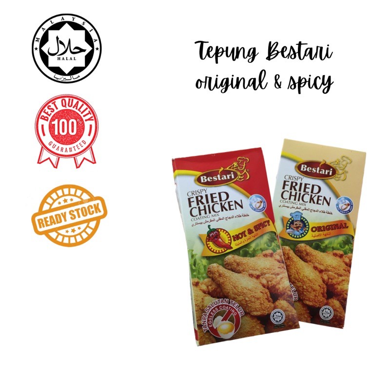 TEPUNG BESTARI ORIGINAL & SPICY 🌶 | Shopee Malaysia