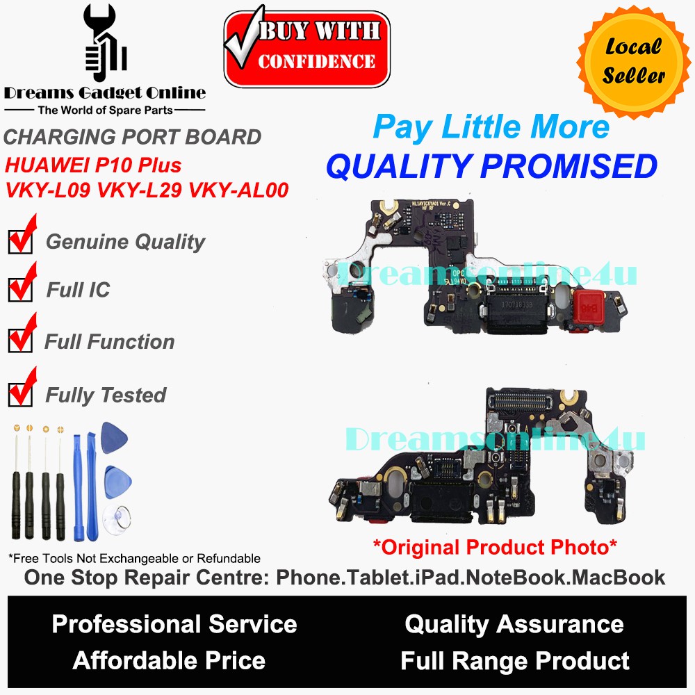 Replacement Full IC Charging Port Board with Microphone Headset Jack ...