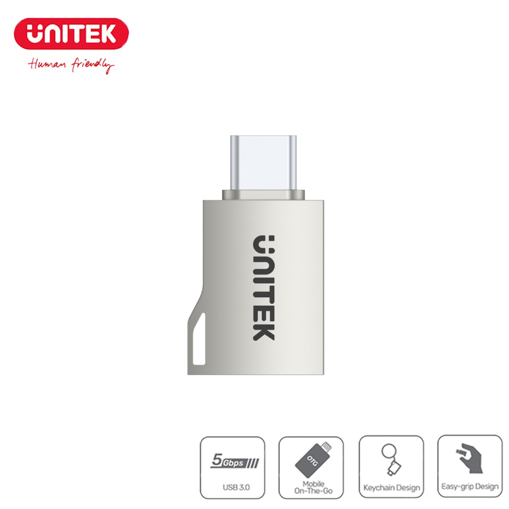 Unitek USB Type-C to USB-A OTG Adapter USB 3.0 SuperSpeed 5Gbps For ...