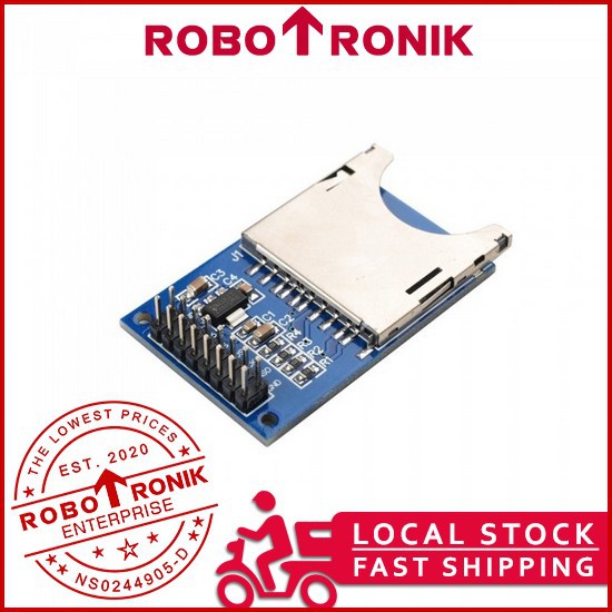 SD Card Slot Module, SPI Serial Peripheral Interface, Arduino ...