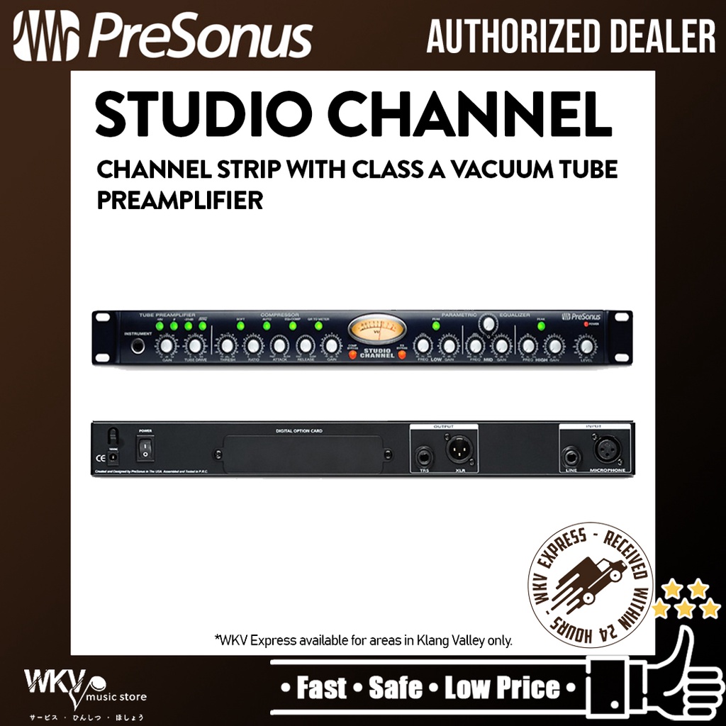 PRESONUS Studio Channel 1-Channel Vacuum-Tube Channel Strip | Shopee ...