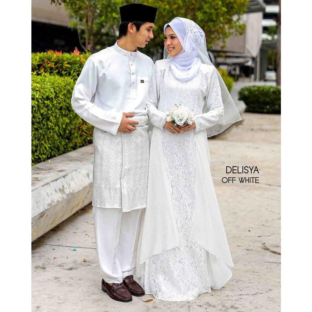 [𝐃𝐑𝐄𝐒𝐒 𝐃𝐄𝐋𝐈𝐒𝐘𝐀][𝐎𝐅𝐅 𝐖𝐇𝐈𝐓𝐄]FULL SET|COUPLE SET|DRESS NIKAH|DRESS TUNANG ...