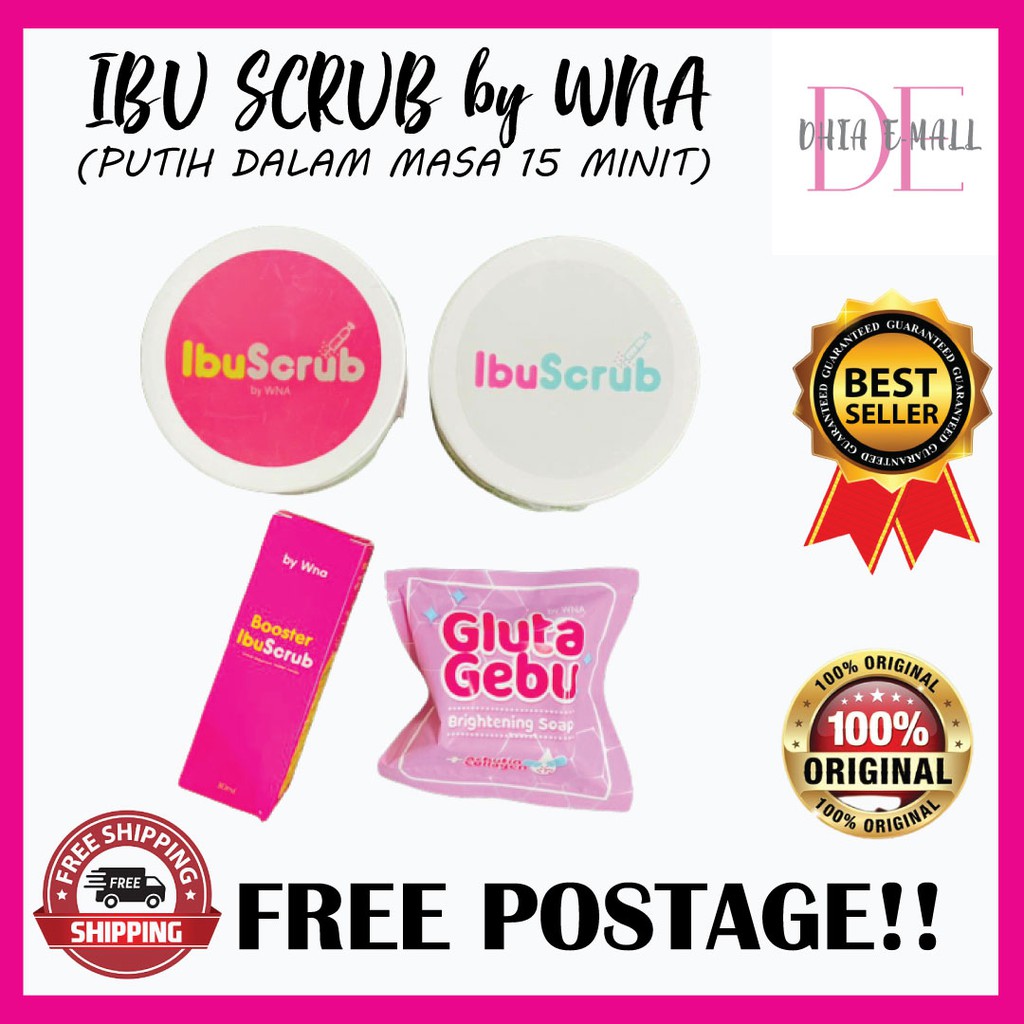 💥BUY 1 FREE HAND CREAM💥IBU PUTIH SCRUB IBU PUTIH NINASKINCARE💥ORIGINAL ...