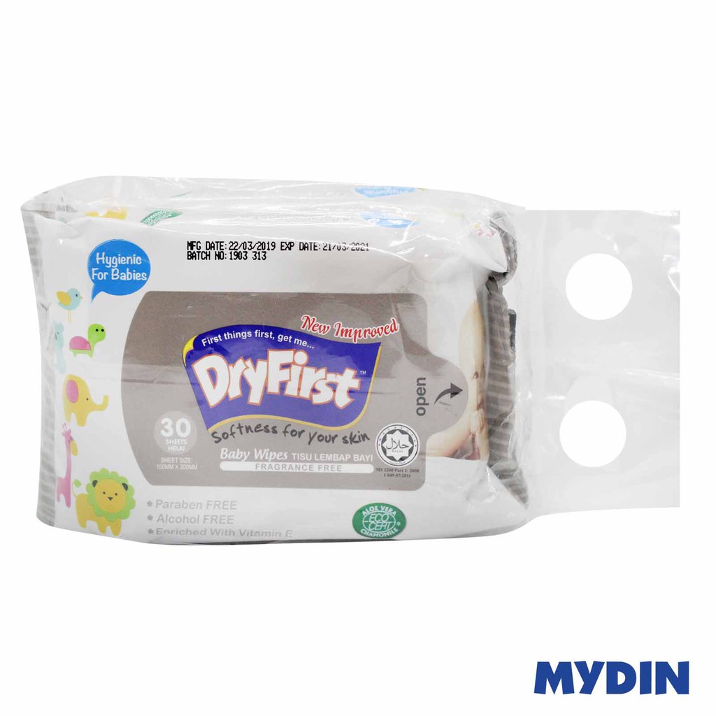 DryFirst Baby Wipes (2 x 30's) | Shopee Malaysia