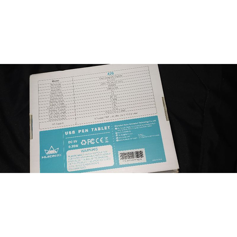 Huion drawing tablet model 420 (new) | Shopee Malaysia