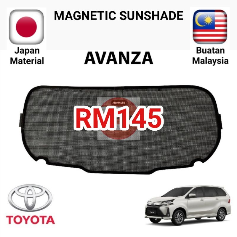 Toyota Avanza 2012-2021 Rear Windscreen Premium Sunshade | Shopee Malaysia