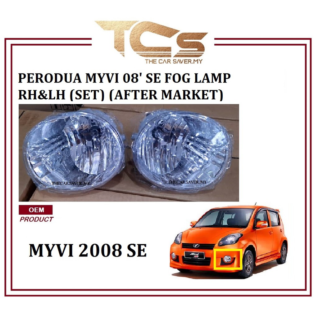 Perodua Myvi 08' SE Fog Lamp RH/LH (After Market) | Shopee Malaysia