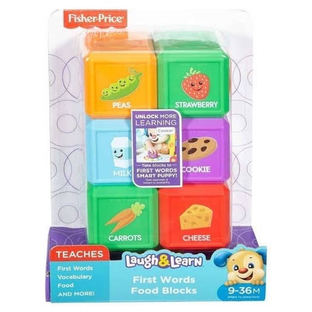 Fisher price first words food blocks laugh & learn baby toys Kids toys ...