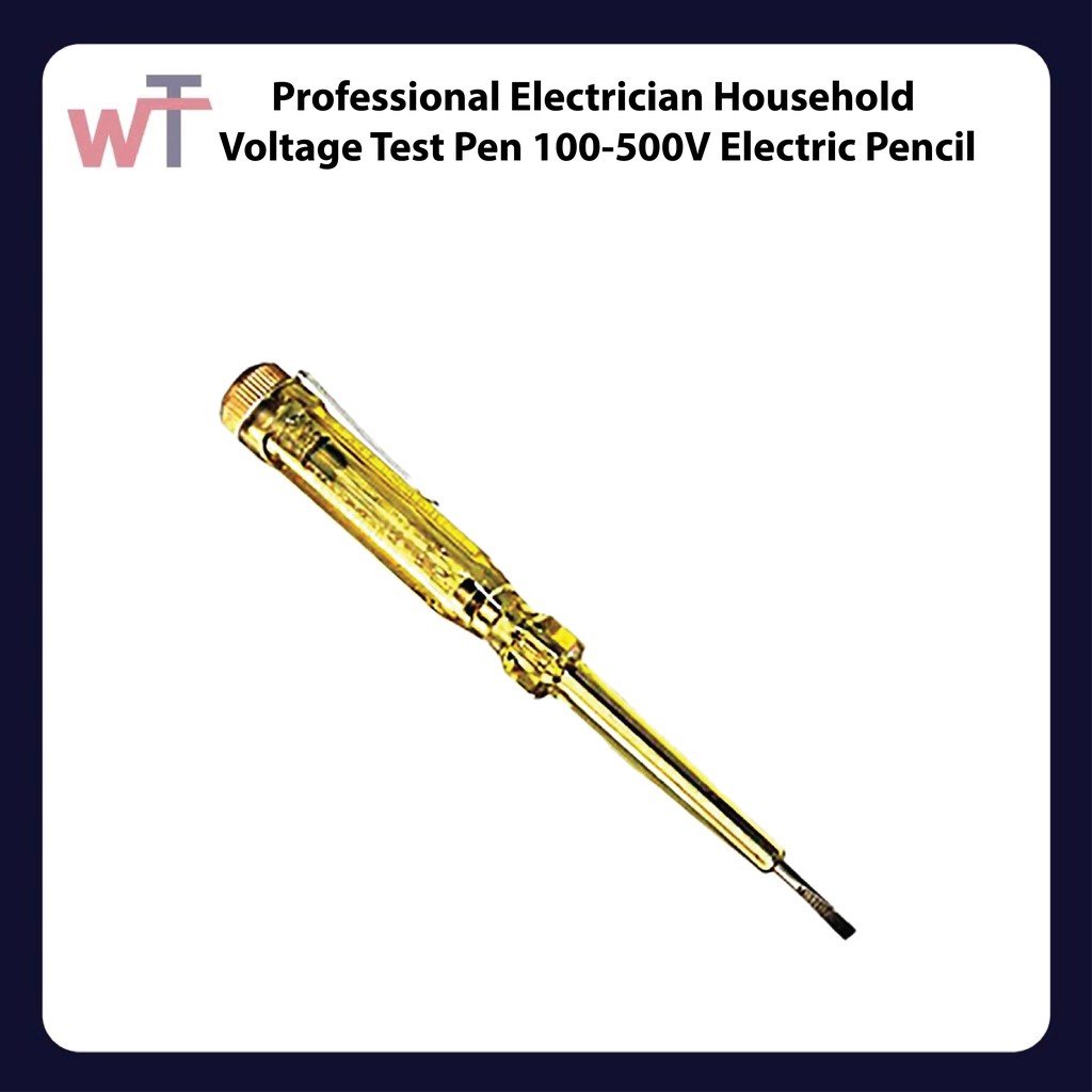 Professional Electrician Household Voltage Test Pen 100-500V Electric ...