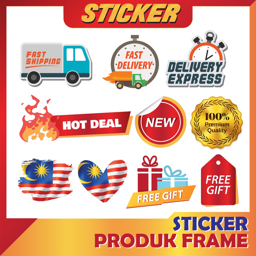 🔥 20 STICKER/ICON UNTUK PRODUK 🔥 EDIT GUNAKAN APPS/COMPUTER | Shopee ...