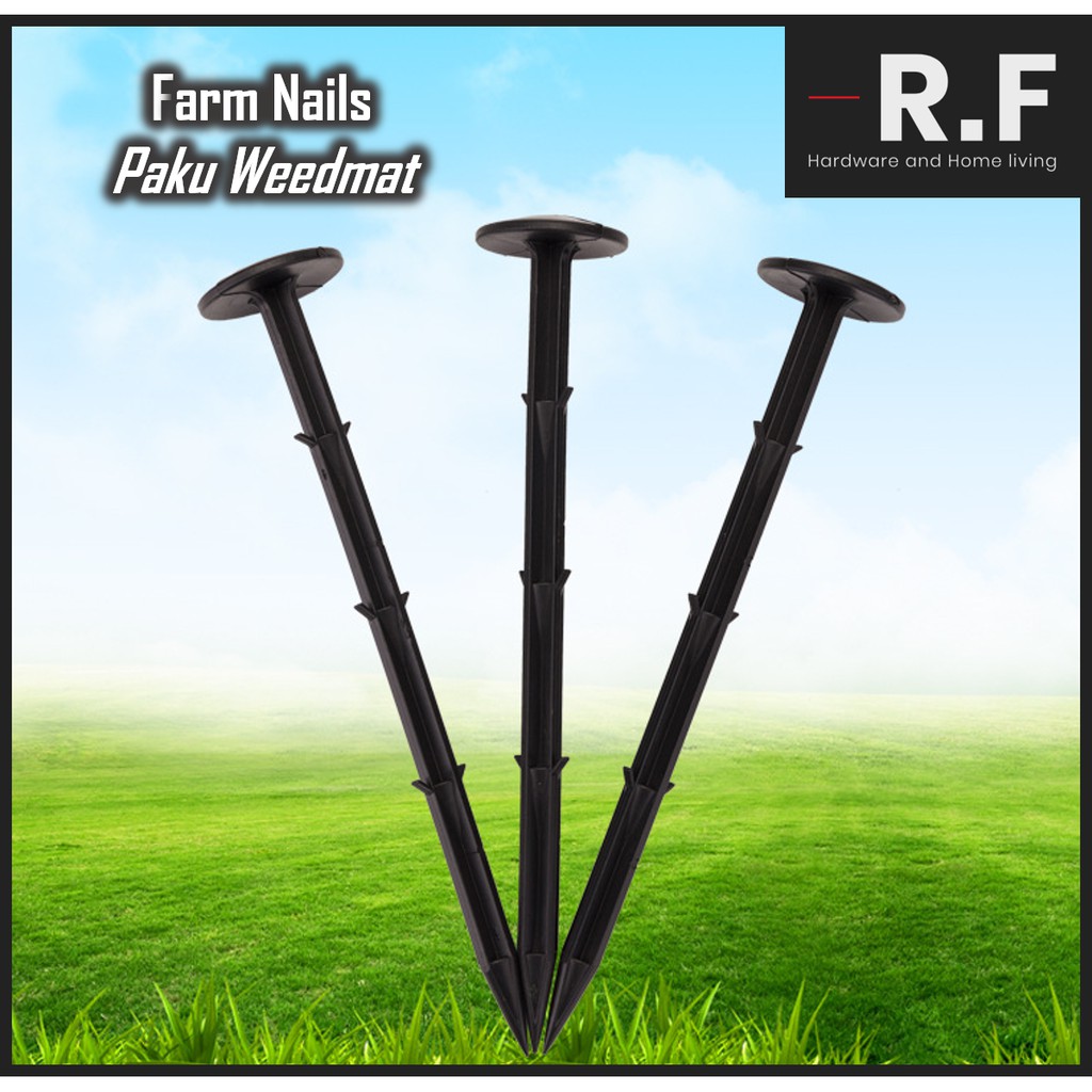 READY STOCK, Paku Weedmat / Farm Nail Premium Quality 优质防草地布钉 | Shopee ...