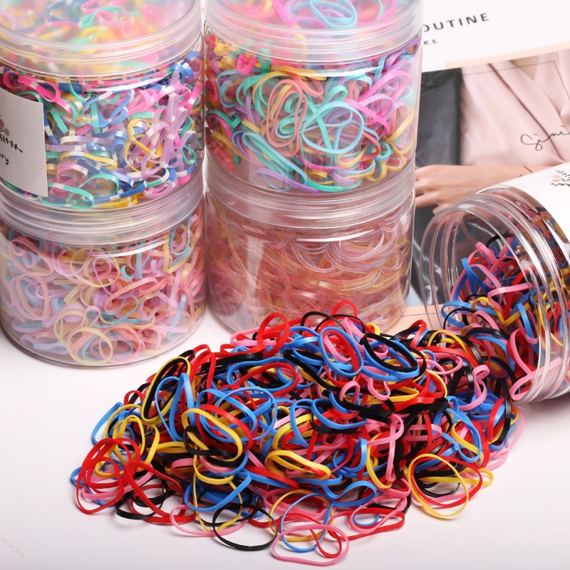 Women Colorful Small Disposable Rubber Bands / Kids,Children ...