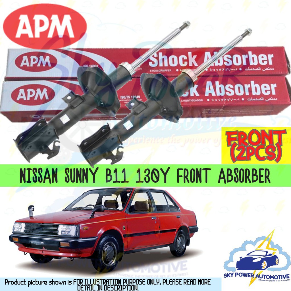 NISSAN SUNNY B11 130Y APM SHOCK ABSORBER (FRONT 2PCS) | Shopee Malaysia