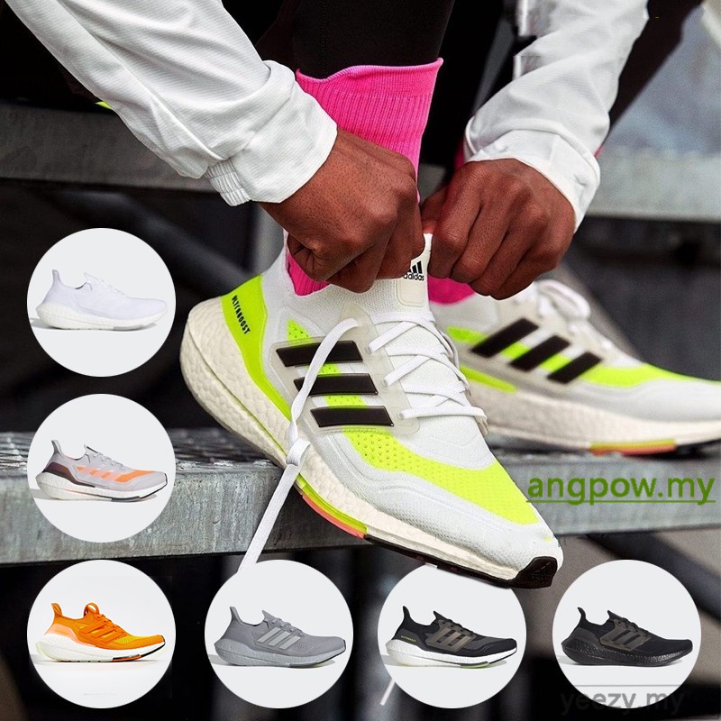 Ready Stock Jogging Shoe UltraBoost21 ultra boost 2021 Primeknit unisex ...