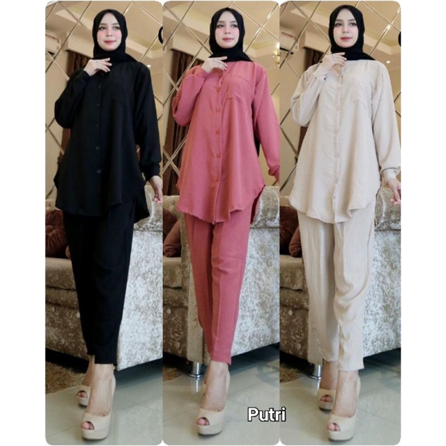 Setcel PREMIUM CRINKLE AIRFLOW TROUSERS SET (INDEPTION MOTIVE) | Shopee ...