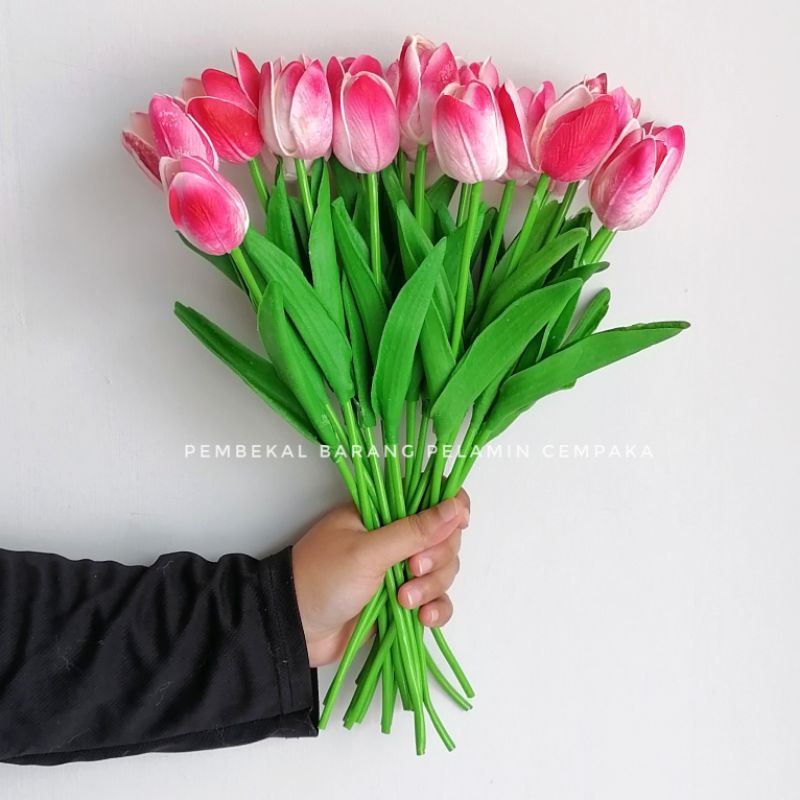 Tulip Flower for Home Bedroom Decor l Pasu Bunga Hiasan Bunga Hiasan ...