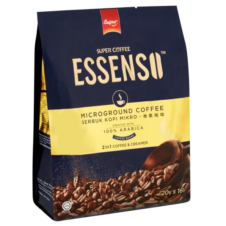 ESSENSO MicroGround Coffee 2 in 1 Coffee & Creamer 16g x 20 sticks ...