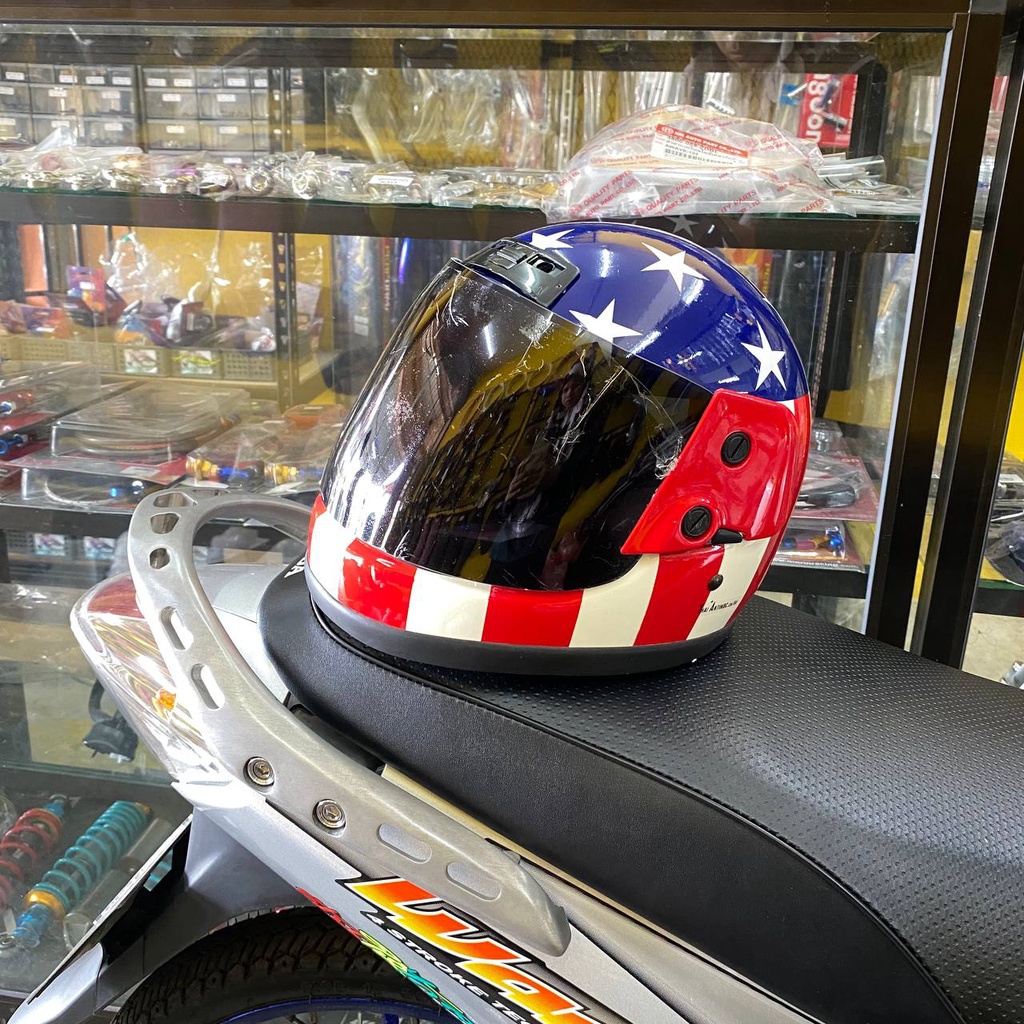 🇹🇭💥HELMET DRAG THAILAND FULL FACE WITH VISOR 🇹🇭💥THAI STYLE FULL FACE ...