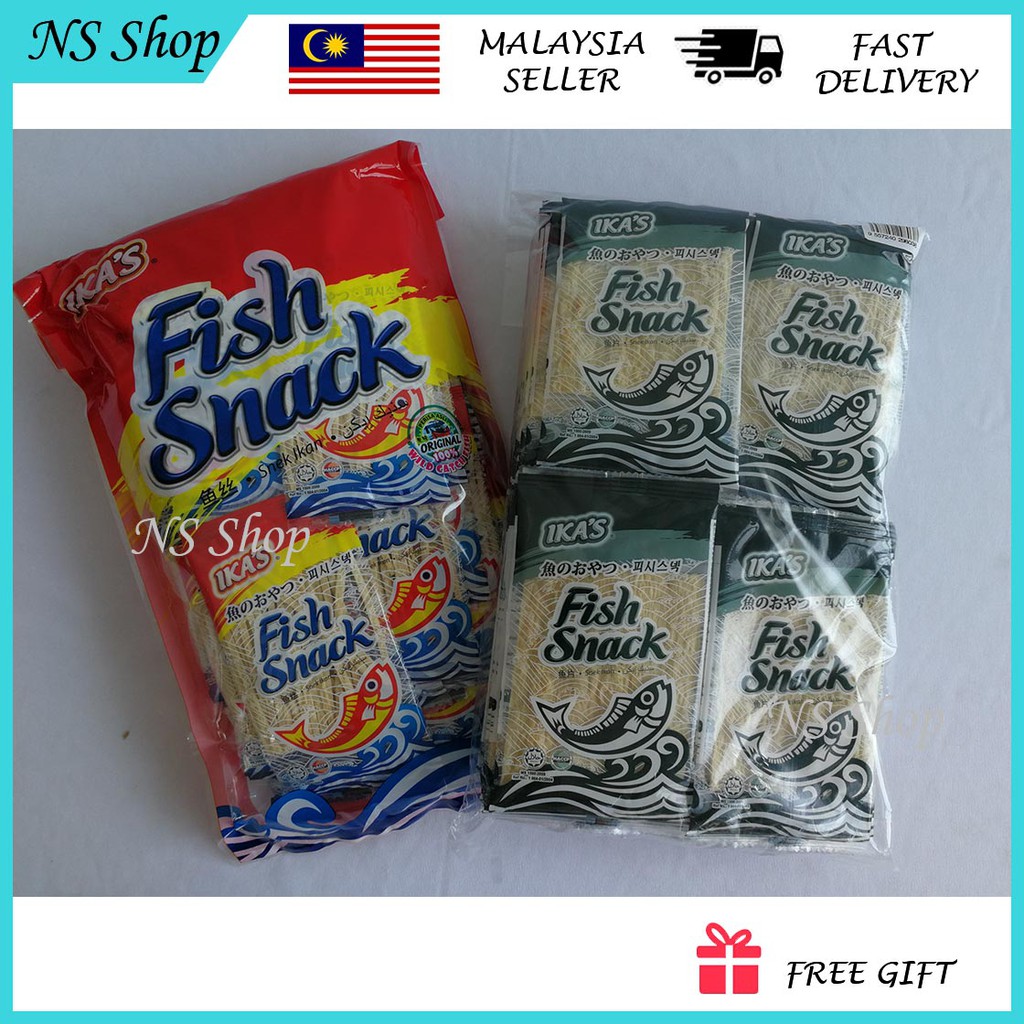 A NS SHOP IKA'S FISH SNACK STRIP & FISH SNACK SHEET 40pcs #CHILDHOOD# ...