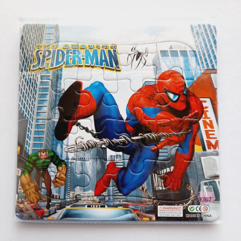 The Amazing Spiderman 🕷 Puzzle 16 pc | Shopee Malaysia