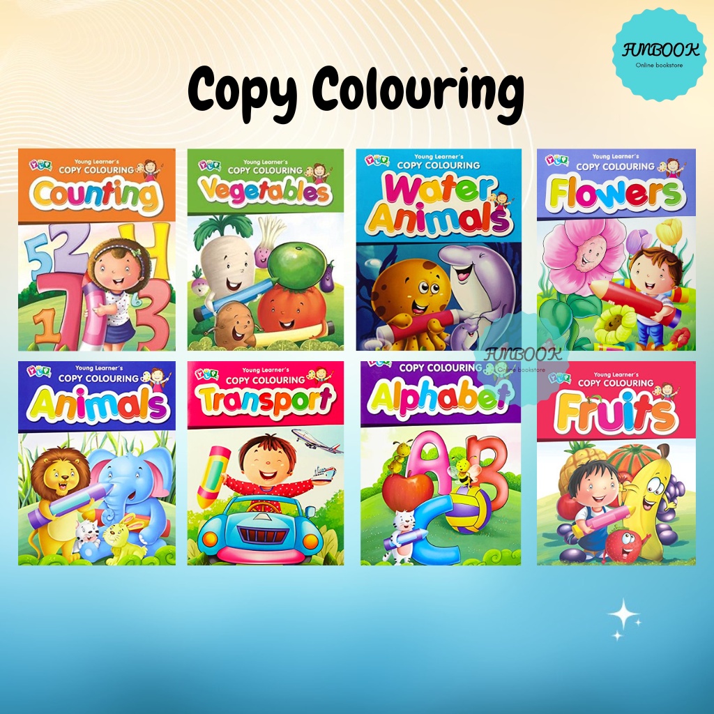 [FUNBOOK] Children Copy Colouring Book - Young Learner Publications ...