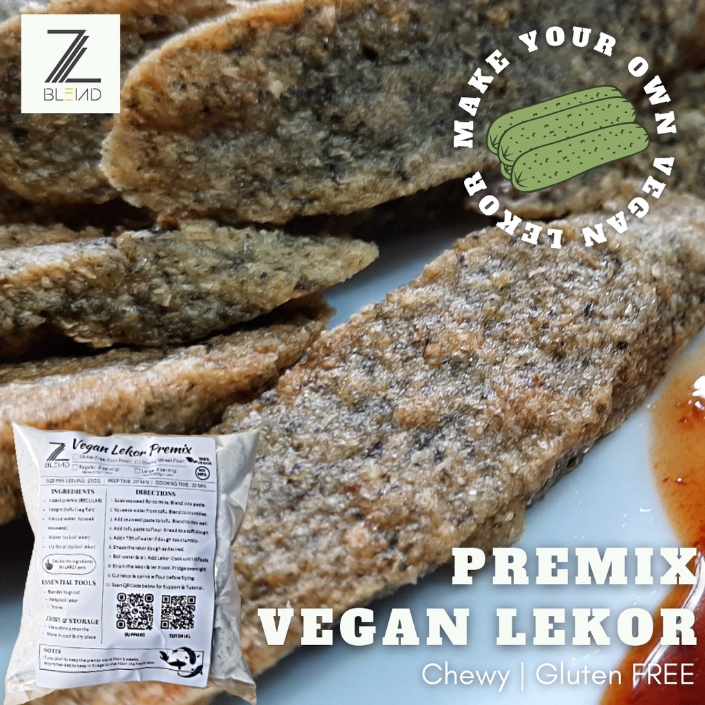 Premix Vegan Vegetarian Keropok Lekor Snack Fish Stick Gluten Free ...