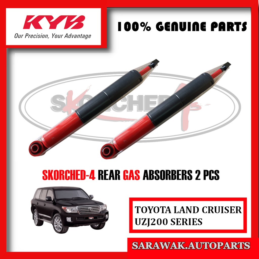 KYB Skorched 4 Toyota Land Cruiser UZJ200 Series Rear Gas Absorber 2 pcs | Shopee Malaysia