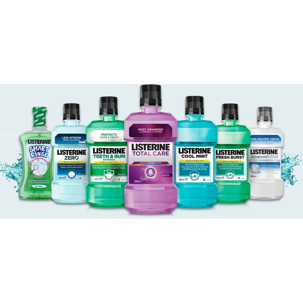 LISTERINE MOUTH WASH - RANGE (250ML) | Shopee Malaysia