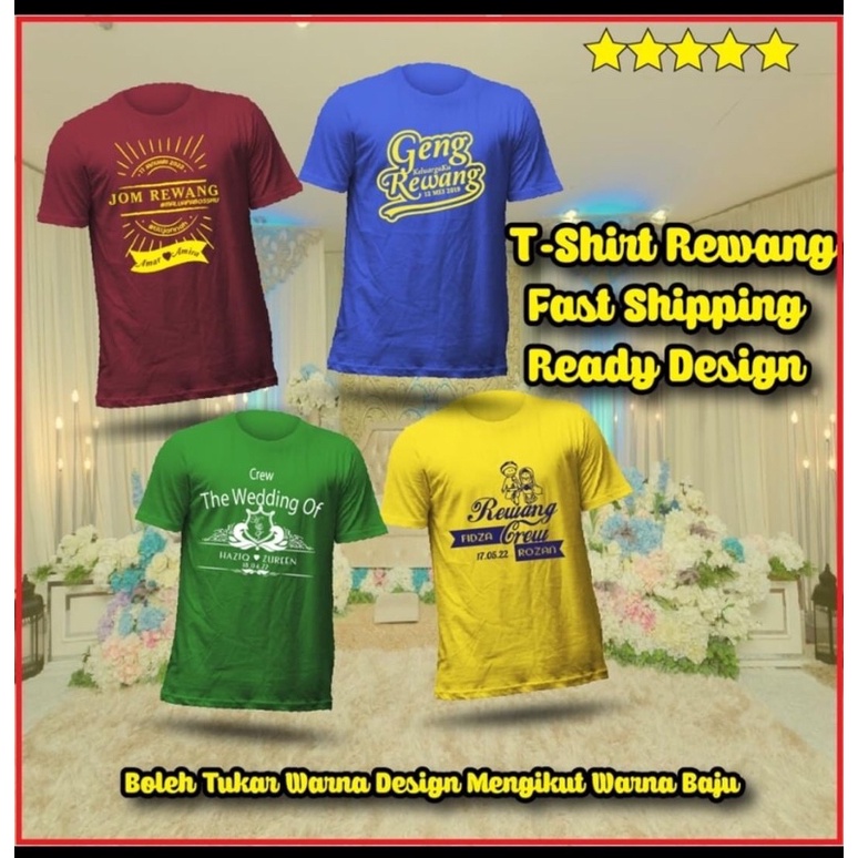 Design Tshirt Kenduri | Tshirt Rewang | 2022 Rewang Kenduri | Cetak ...