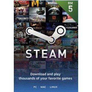 Steam Wallet MYR RM5 RM10 RM20 RM50 RM100 Digital Prepaid Code (Special Promo) | Shopee Malaysia