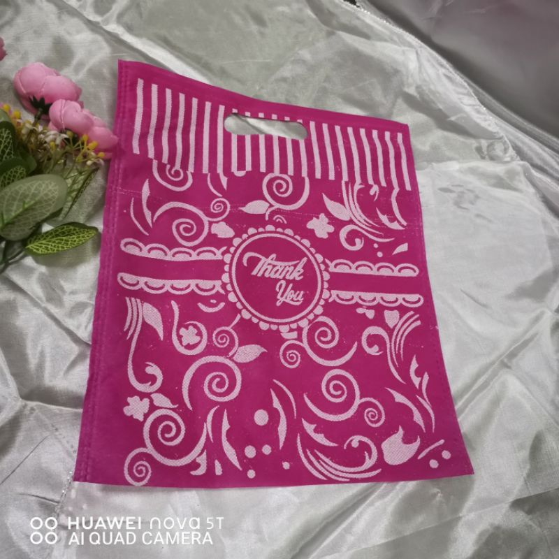 100pcs Beg Kain 25cmx30cm Size Muat Air Kotak Besar dan Jajan Goodies ...