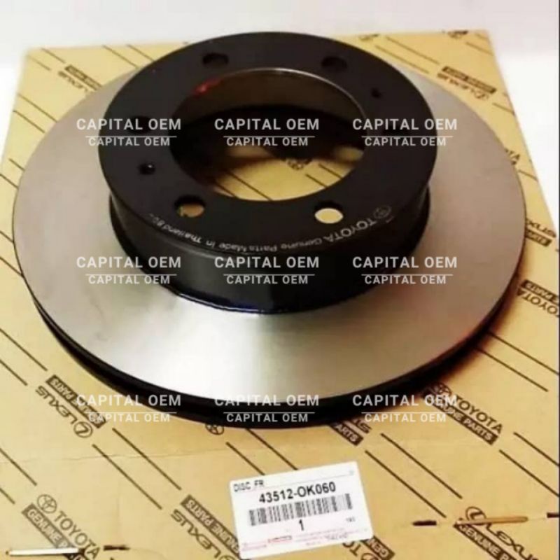 TOYOTA HILUX KUN25 KUN26 FRONT DISC ROTOR NEW SET (2PCS) THAILAND 43512 ...